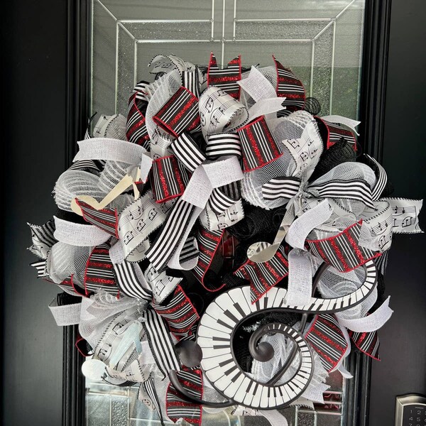 Music Wreath - Etsy