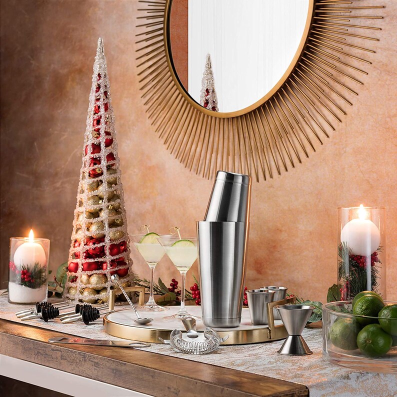 Holiday Bar Shaker and Tool Gift Set - Etsy
