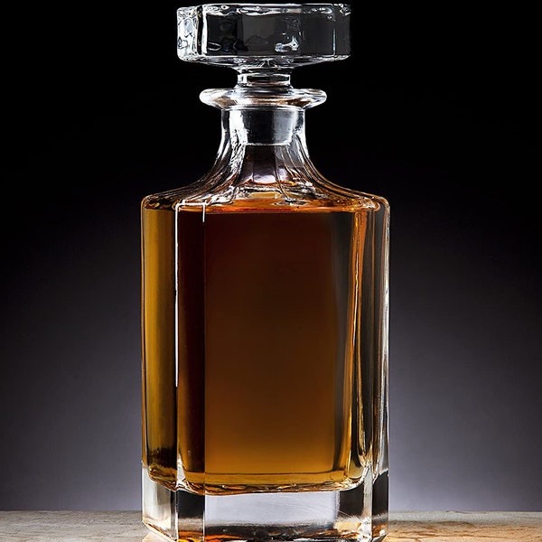 Square Decanter - Etsy