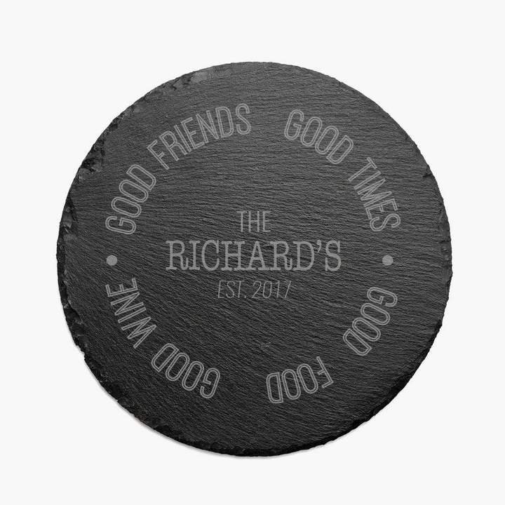 Round Slate Board - Etsy
