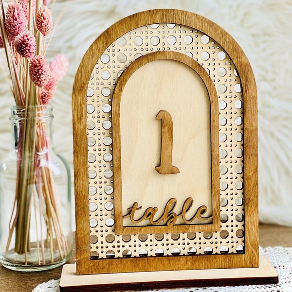 Birch Table Numbers - Etsy