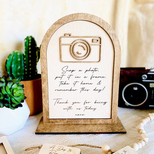 Photo Station Sign - Etsy
