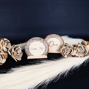 Custom Wedding Table Sign // Personalized Terracotta Wedding Decor ...