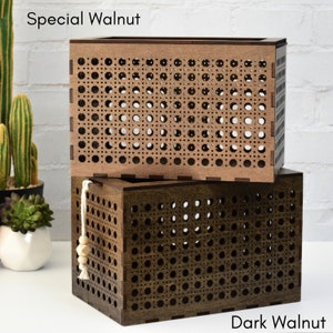 Boho Rattan Card Box With Lock for Weddings and Graduation // Locking ...