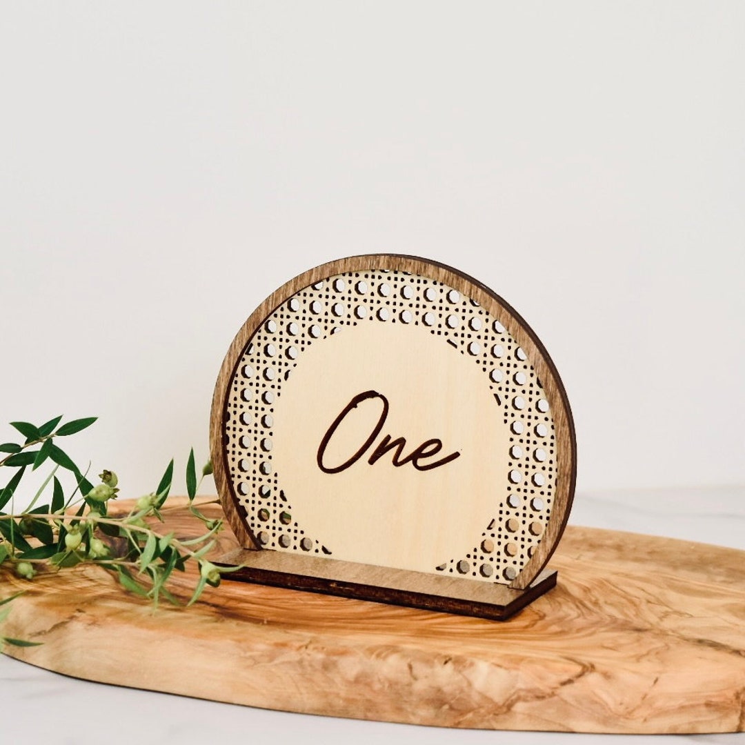 Custom Wedding Table Sign // Personalized Terracotta Wedding Decor ...