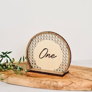 Custom Wedding Table Sign // Personalized Terracotta Wedding Decor ...