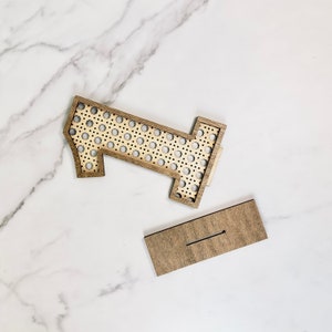 Rattan Cane Pattern Wooden Numbers // Terracotta Wedding // Boho Party ...