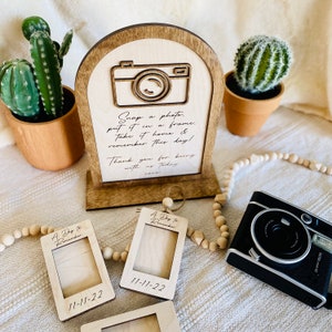 Wedding Photo Booth Sign // Selfie Station // Wedding Favor Sign ...
