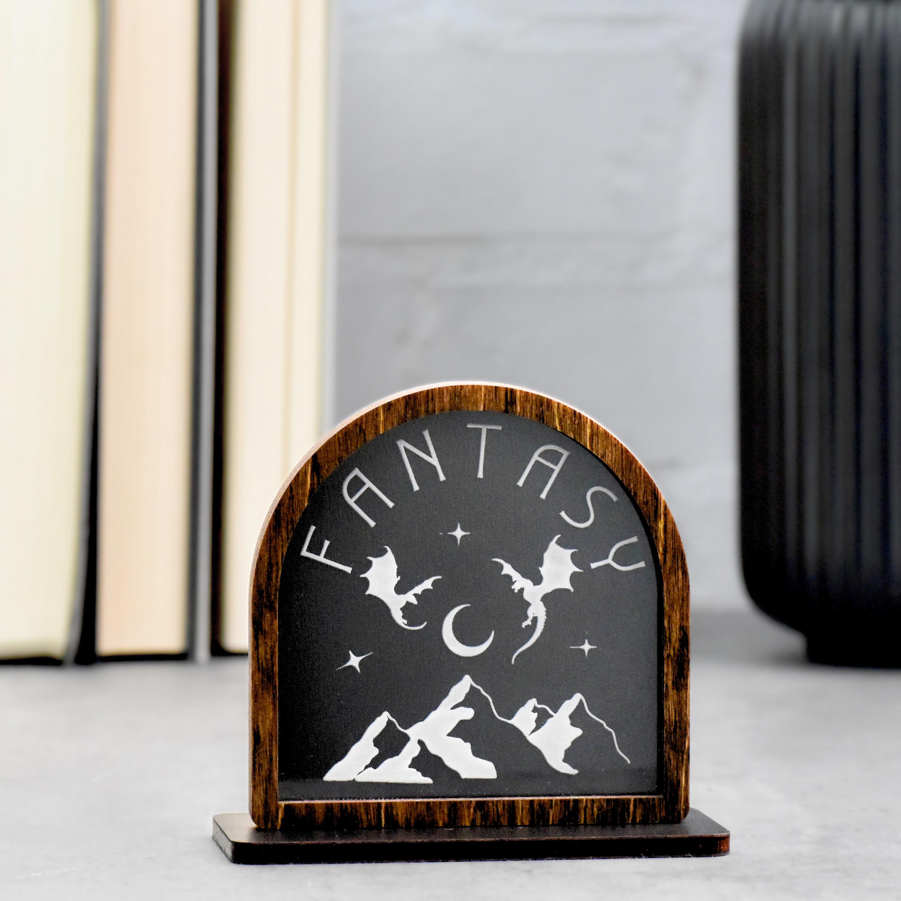 Adventure Book Genre Sign: Laser-cut Baltic Birch Library Decor - Etsy