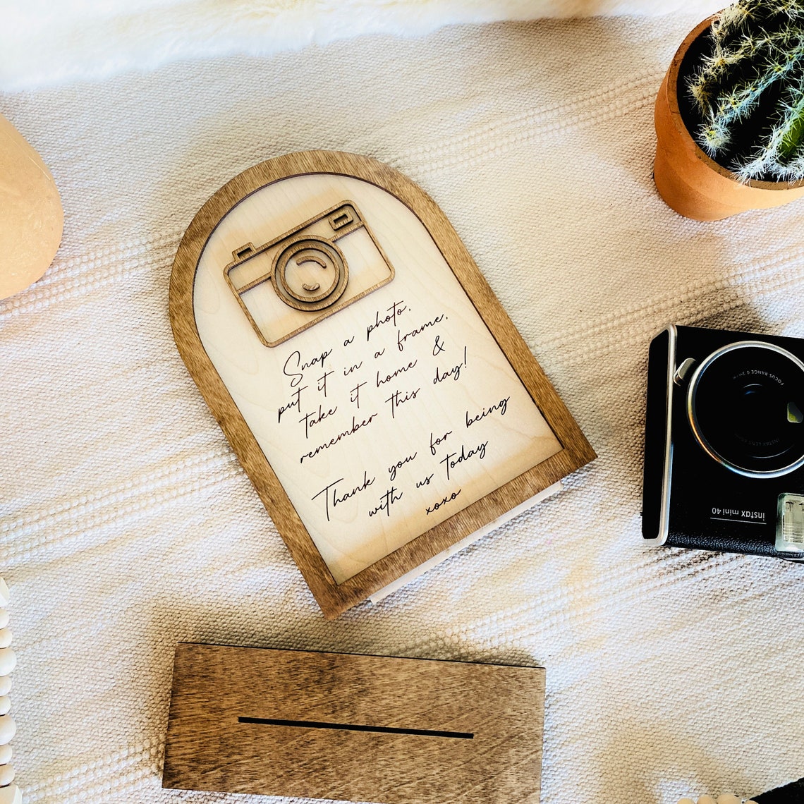 Wedding Photo Booth Sign // Selfie Station // Wedding Favor | Etsy