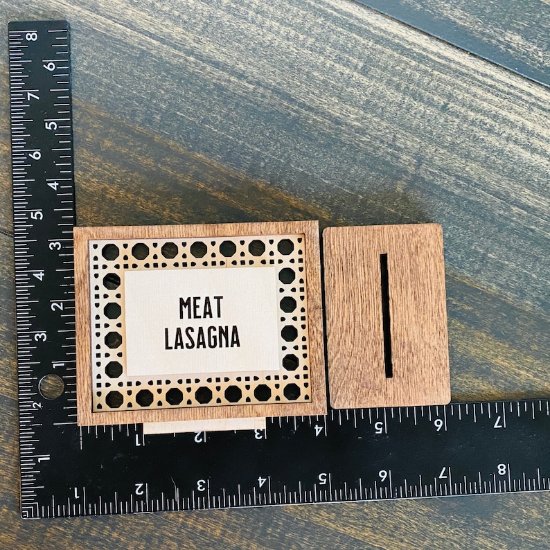 Wooden Engraved Standing Sign // Cane Rattan Wedding Signs // | Etsy