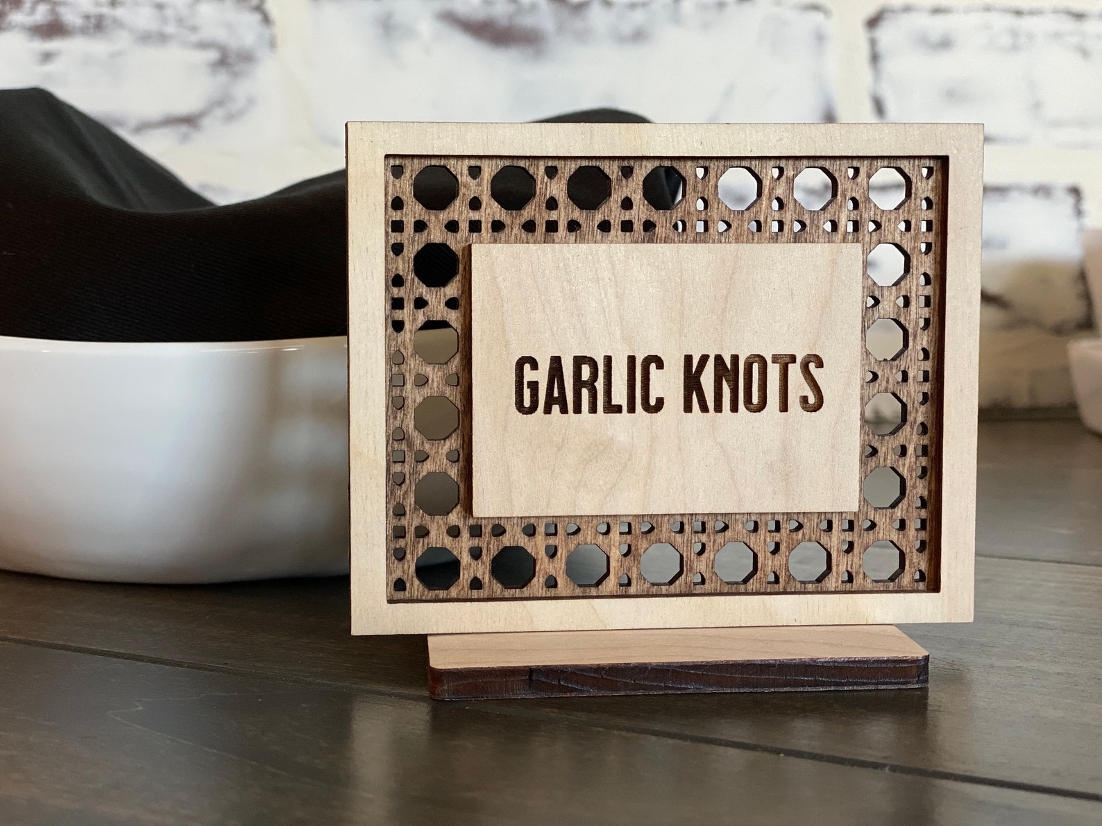 Wooden Engraved Standing Sign // Cane Rattan Wedding Signs // - Etsy