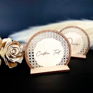 Custom Wedding Table Sign // Personalized Terracotta Wedding Decor ...