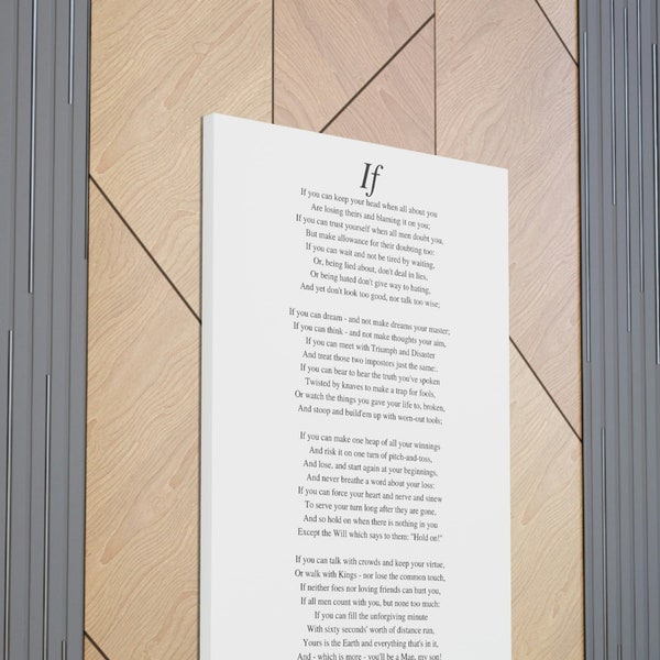 If Rudyard Kipling - Etsy