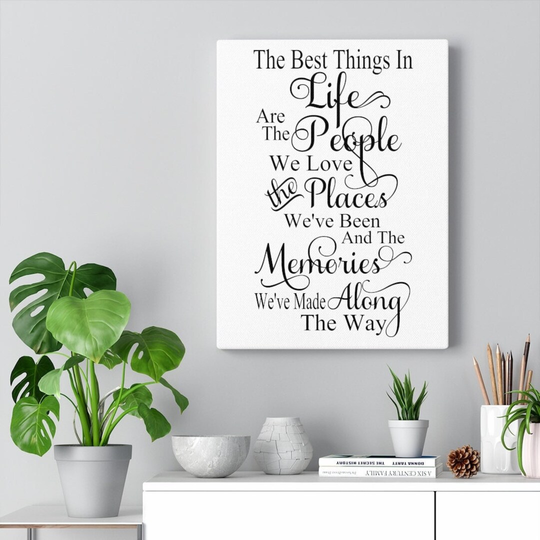 The Best Things in Life Sign | Inspirational Signs | Wall Decor ...