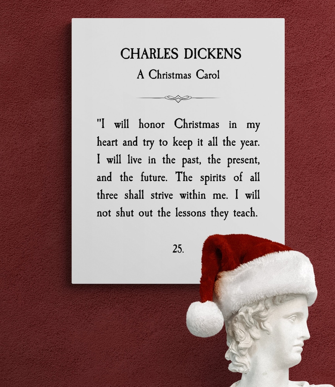 Charles Dickens A Christmas Carol | Book Page | Inspirational Quote on ...