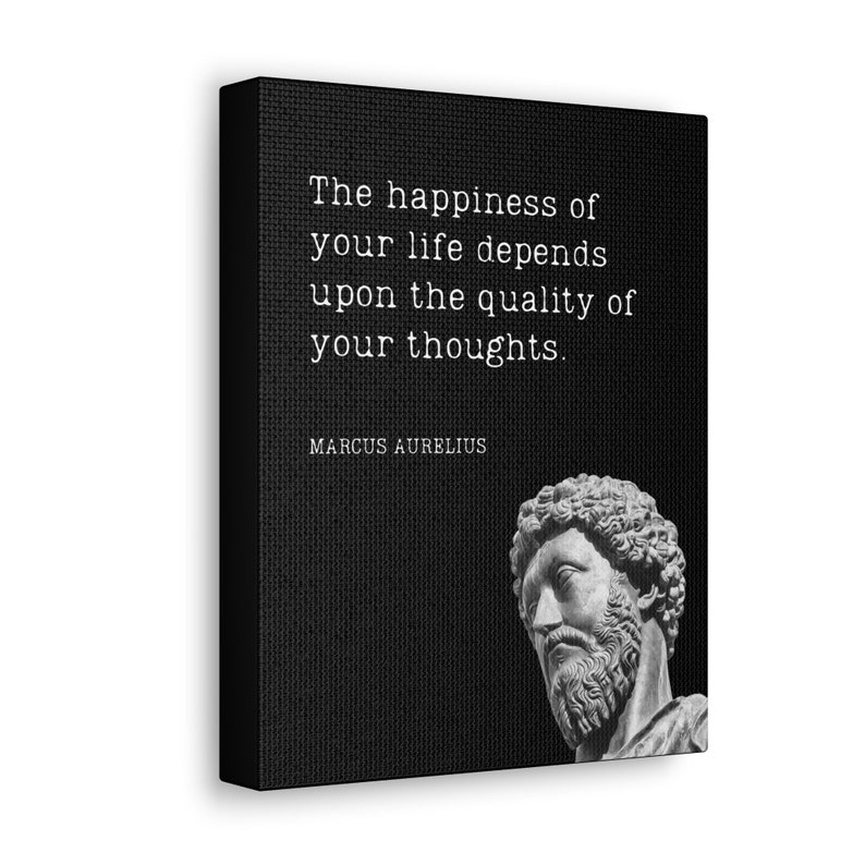 Marcus Aurelius Quote Canvas Art, Philosophy Gift for Stoic ...
