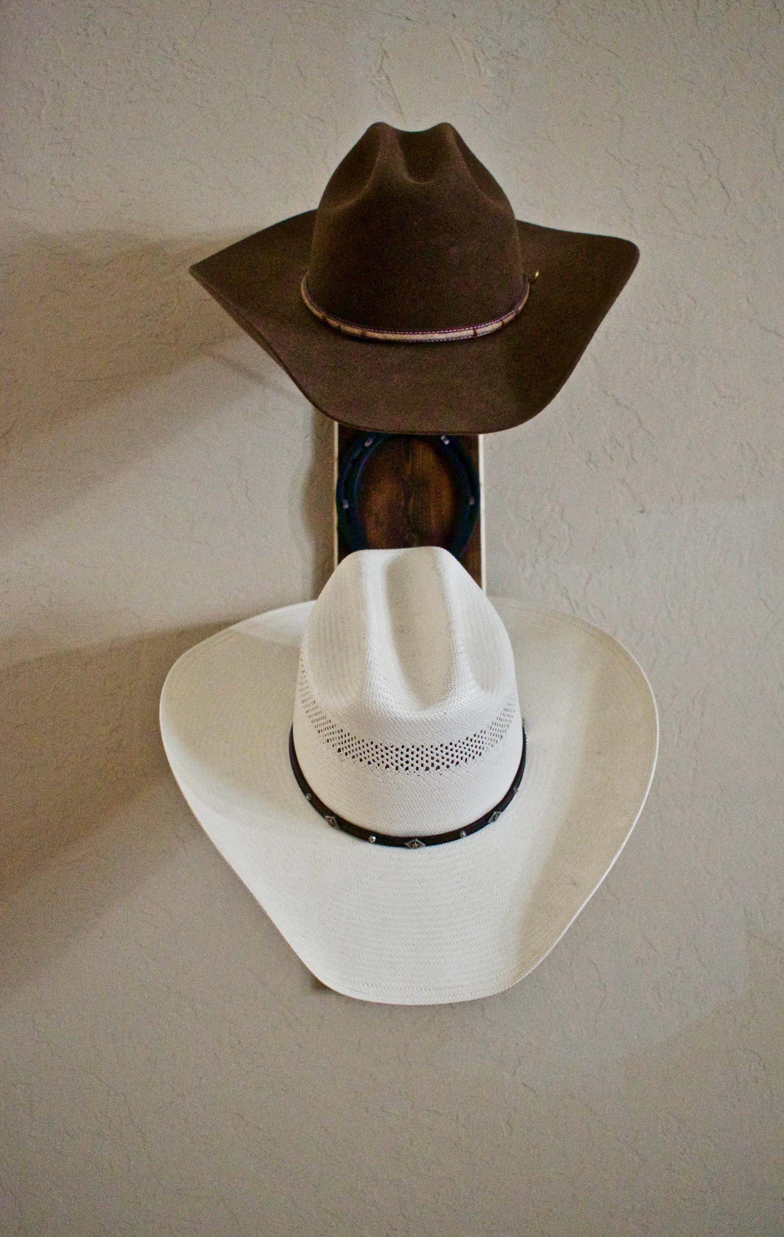 Horseshoe Hat Rack, Hat Organizer, Cowboy Hat Rack, Cowboy Hat Holder ...