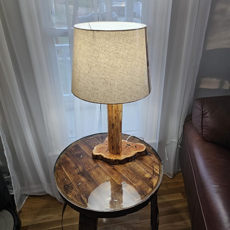 Rustic Log Lamps - Etsy