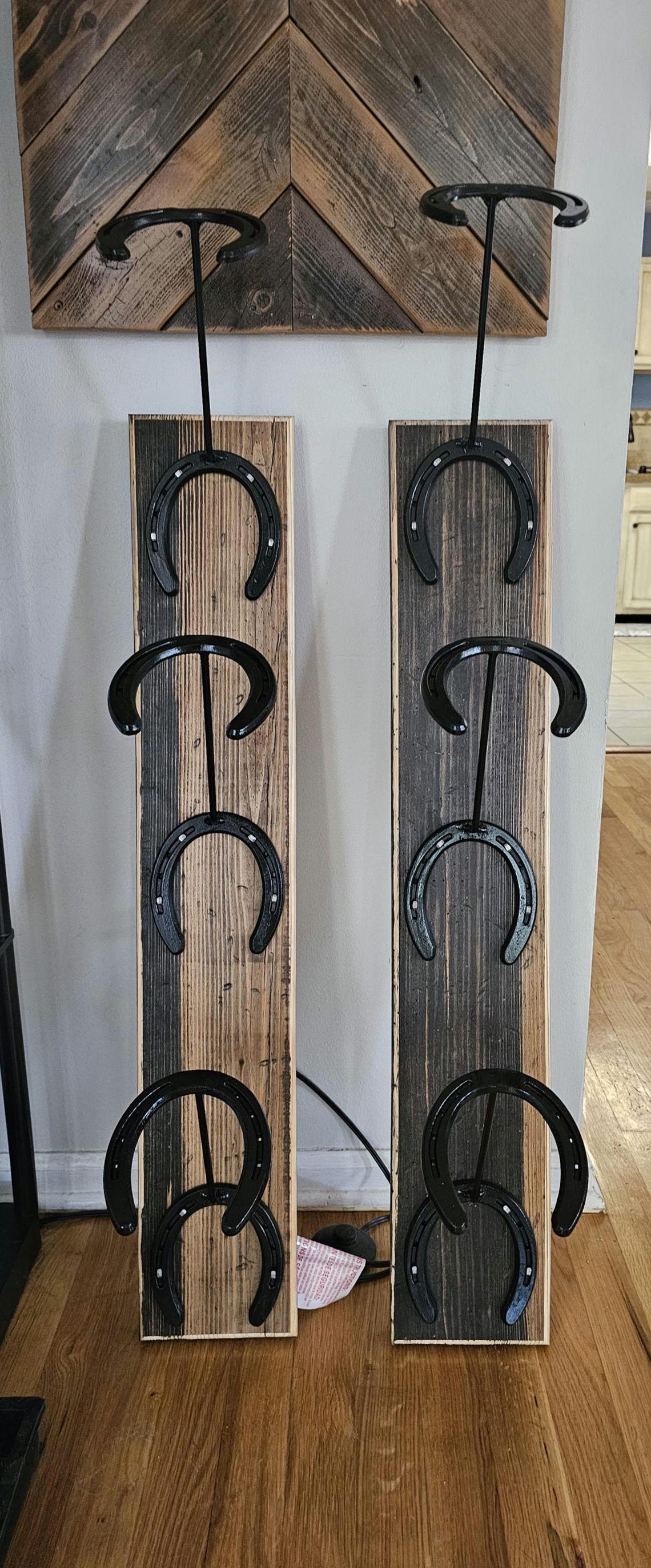 Horseshoe Hat Rack, Hat Organizer, Cowboy Hat Rack, Cowboy Hat Holder ...