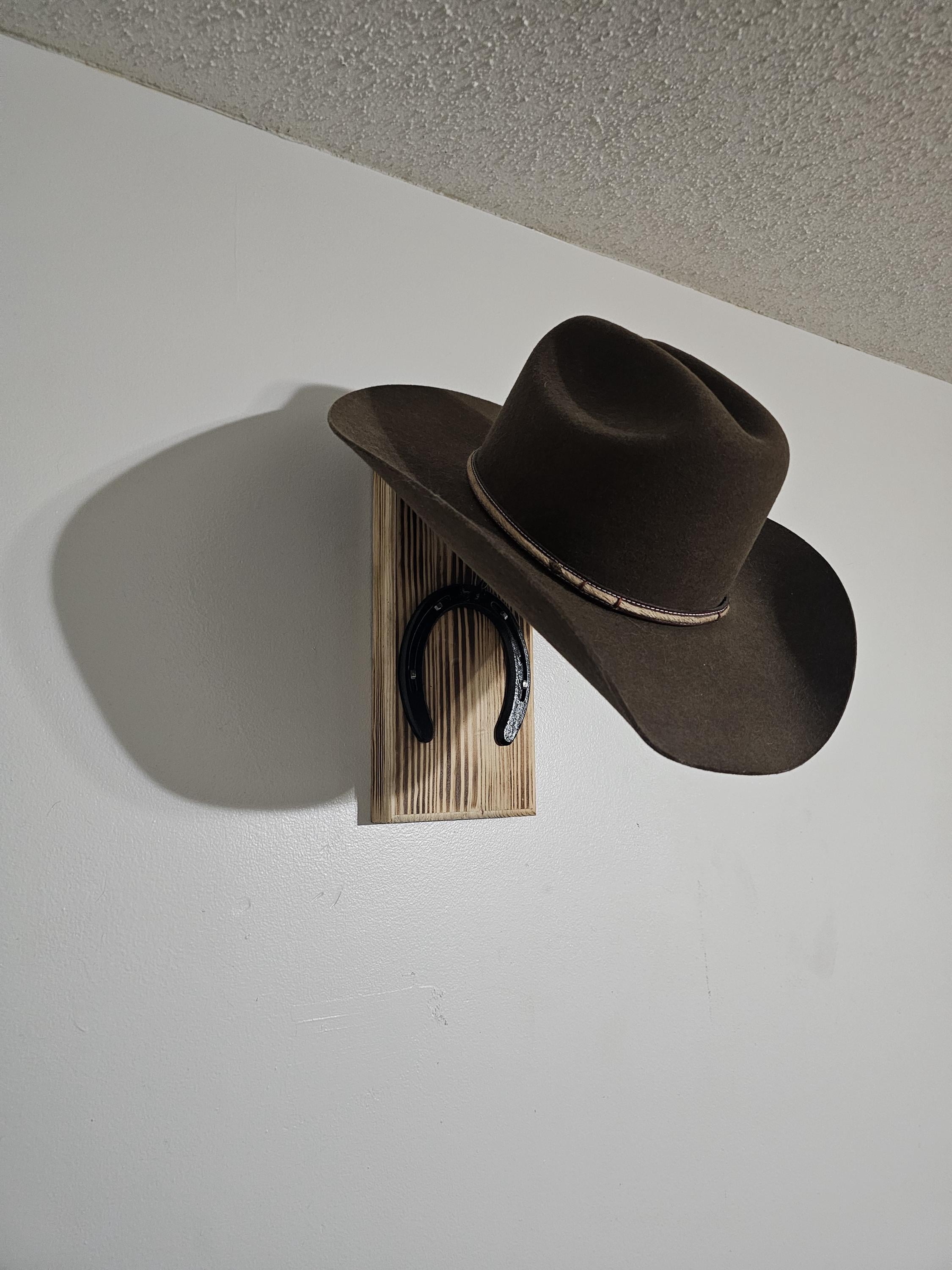 Horseshoe Hat Rack, Hat Organizer, Cowboy Hat Rack, Cowboy Hat Holder ...