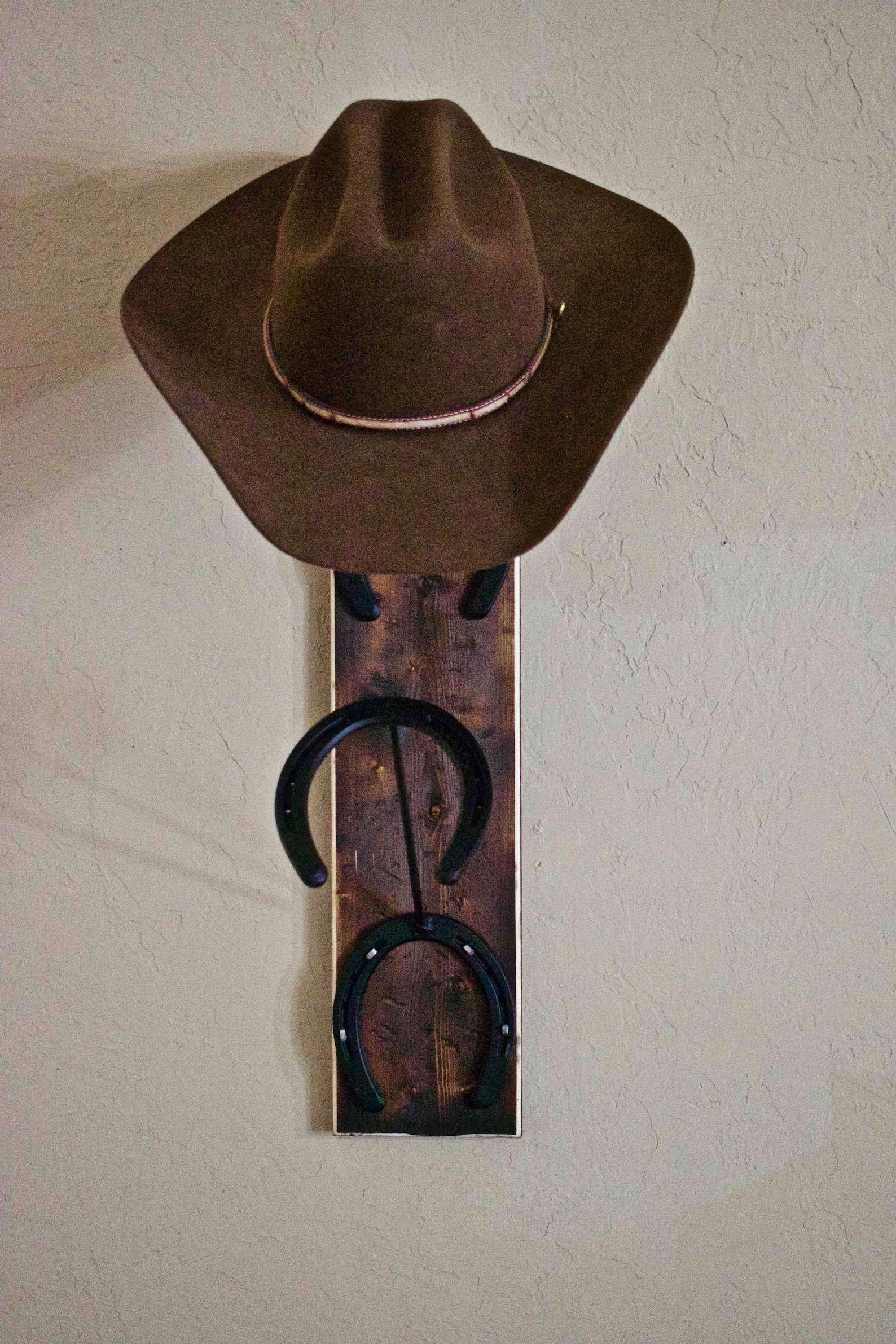 Horseshoe Hat Rack, Hat Organizer, Cowboy Hat Rack, Cowboy Hat Holder ...