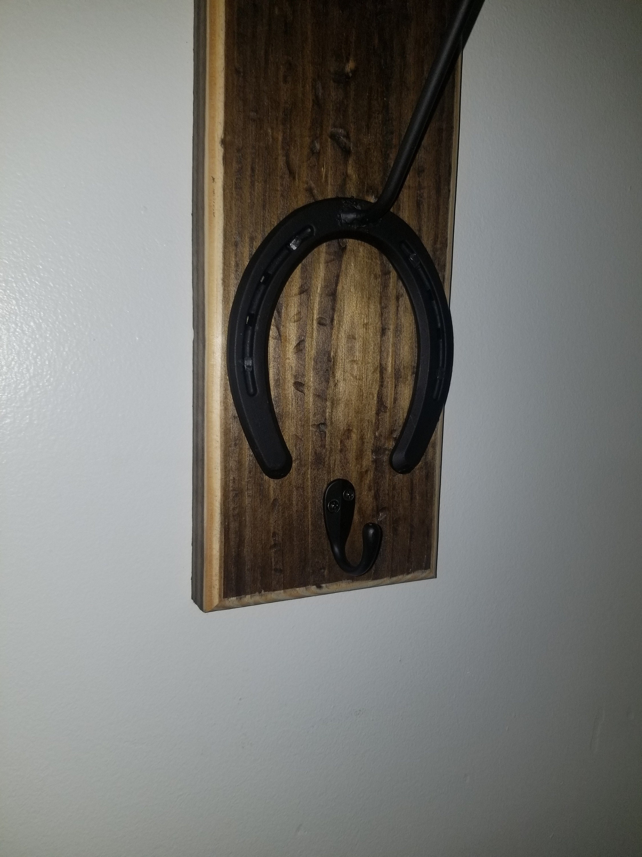 Horseshoe Hat Rack, Hat Organizer, Cowboy Hat Rack, Cowboy Hat Holder ...