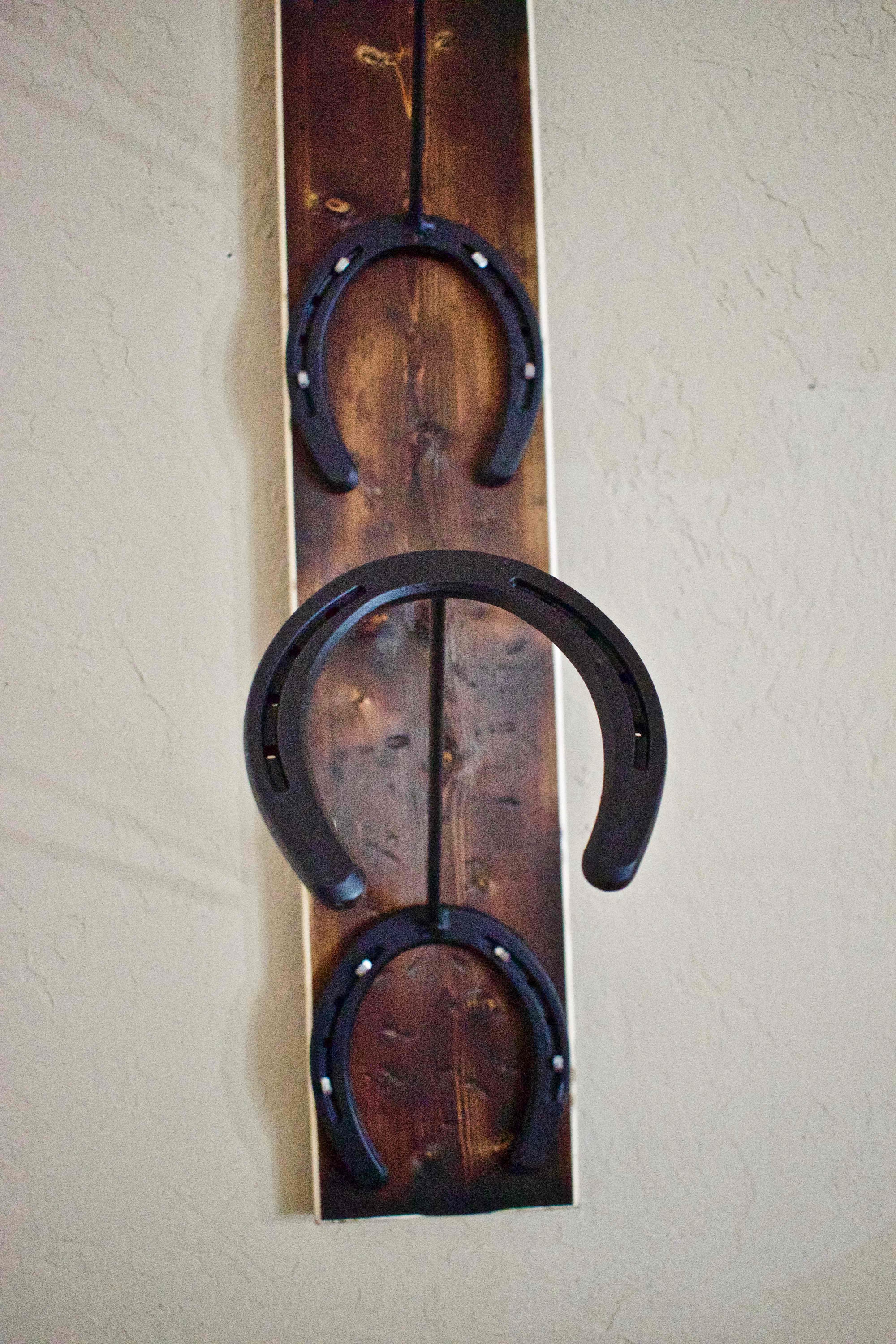 Horseshoe Hat Rack, Hat Organizer, Cowboy Hat Rack, Cowboy Hat Holder ...