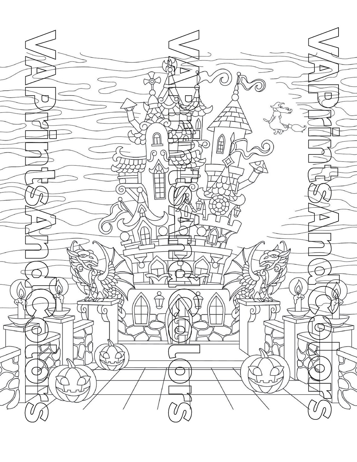 Halloween Coloring Pages, Printable Coloring Pages, Halloween Classroom ...