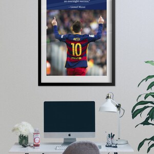Lionel Messi Poster 01 | Soccer - Football Motivational Art ...