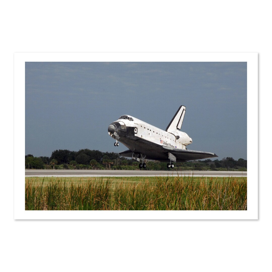 Space Shuttle Atlantis Launch Poster NASA STS-125 - Space Mission ...