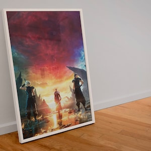 Final Fantasy VII (7) Rebirth Poster | Official Key Art 01 | High ...