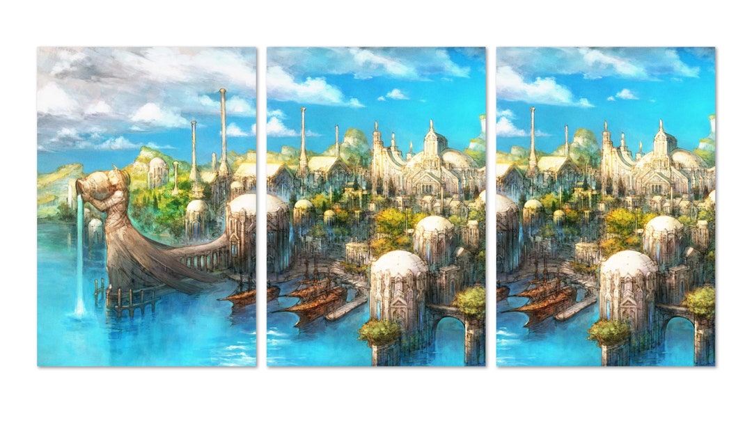 Final Fantasy XIV (14) Online Poster | FFXIV Sharlayan Set of 3 Posters ...
