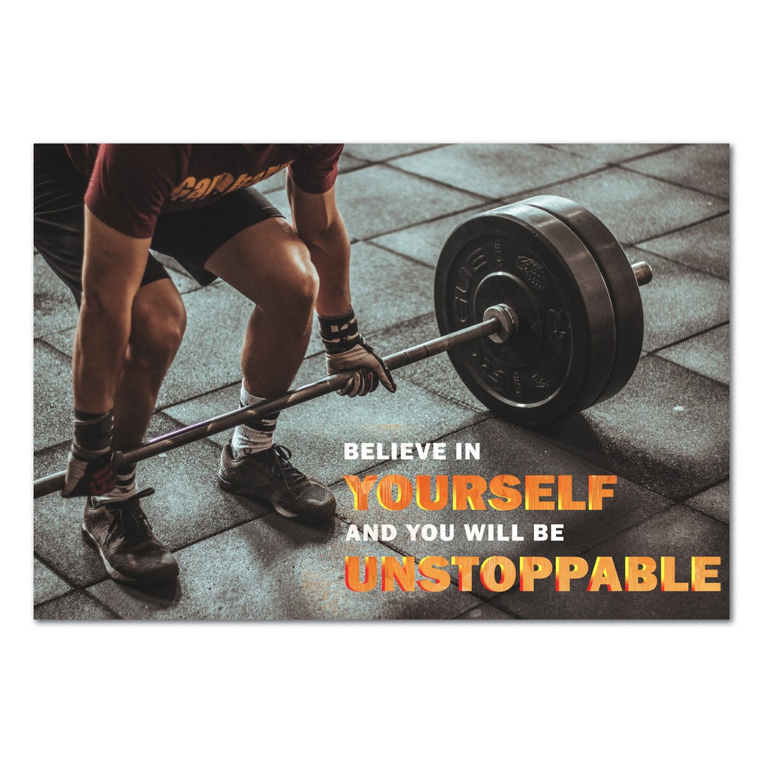 Fitness Posters Motivational Inspirational Quotes Prints for ...