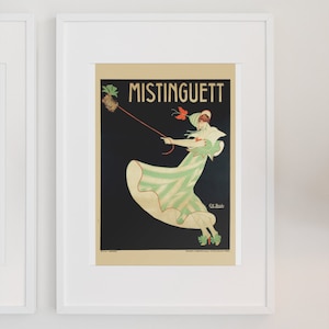 Classic Victorian French Art Poster Mistinguett | Classic Advertising ...