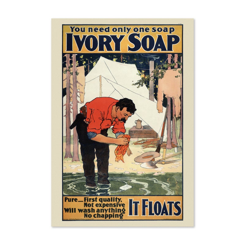 Soap Advertising Posters - Etsy