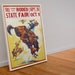 1930s State Fair Rodeo Poster Cowboy Vintage Style Western Poster ...