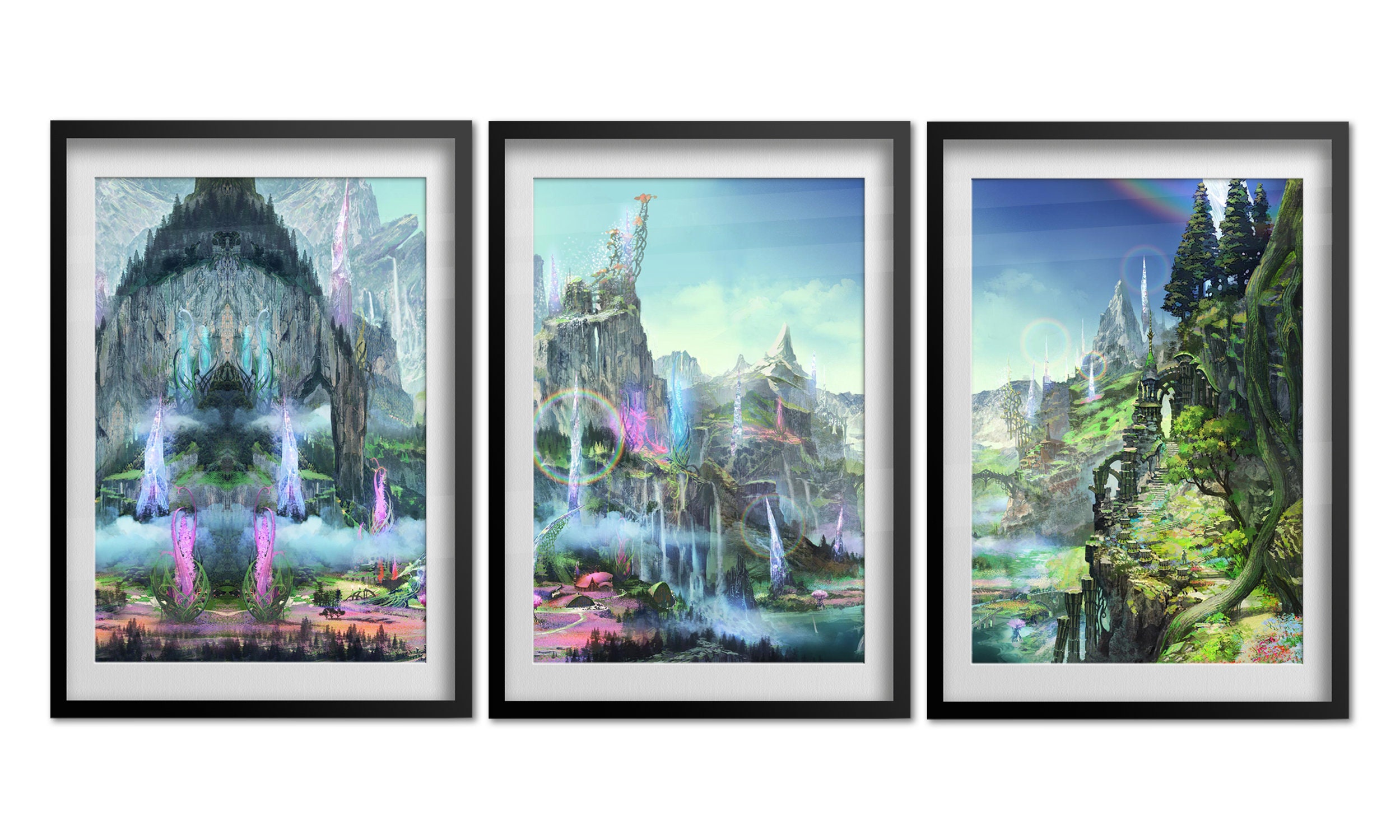 Final Fantasy XIV (14) Online Poster | Il Mheg Set of 3 Posters ...