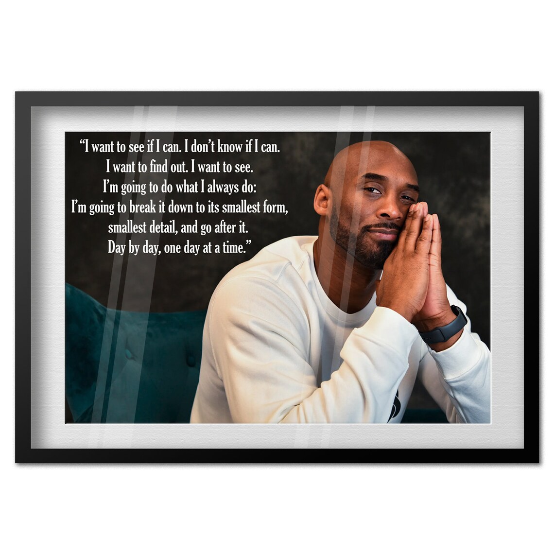 Kobe Bryant Poster Inspirational Wall Art 03 Mamba Mentality - Etsy