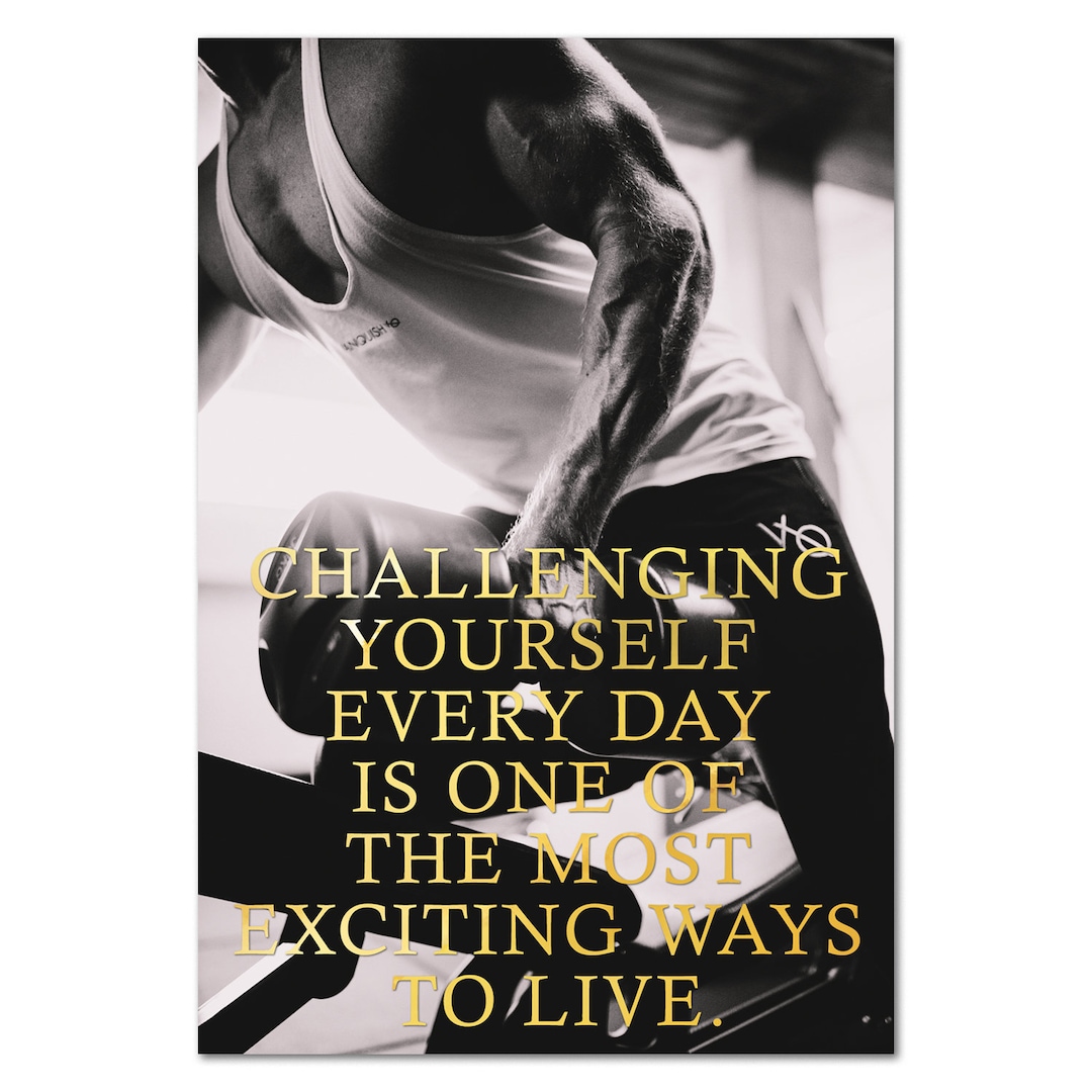 Fitness Posters Motivational Inspirational Quotes Prints for ...