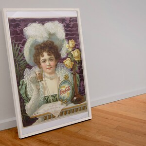 1890s Victorian Coca-cola Classic Vintage Style Art Poster | Classic ...