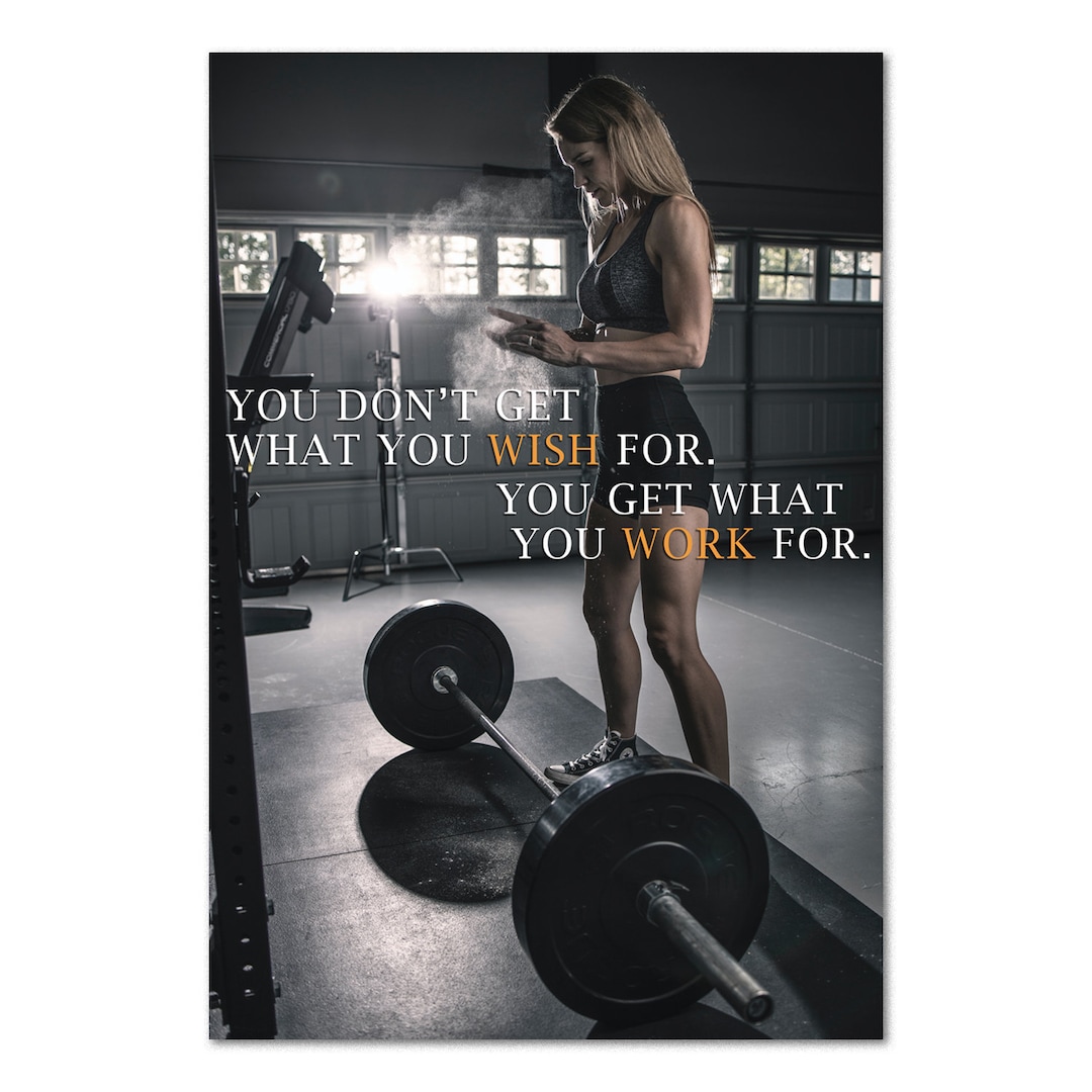 Fitness Posters Motivational Inspirational Quotes Prints for ...