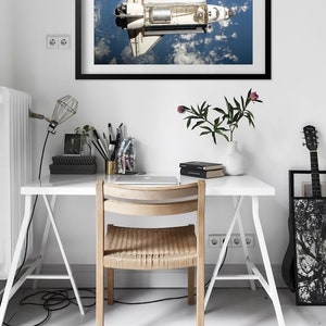 Endeavour in Orbit - NASA Space Shuttle Photo Poster - Space Mission ...
