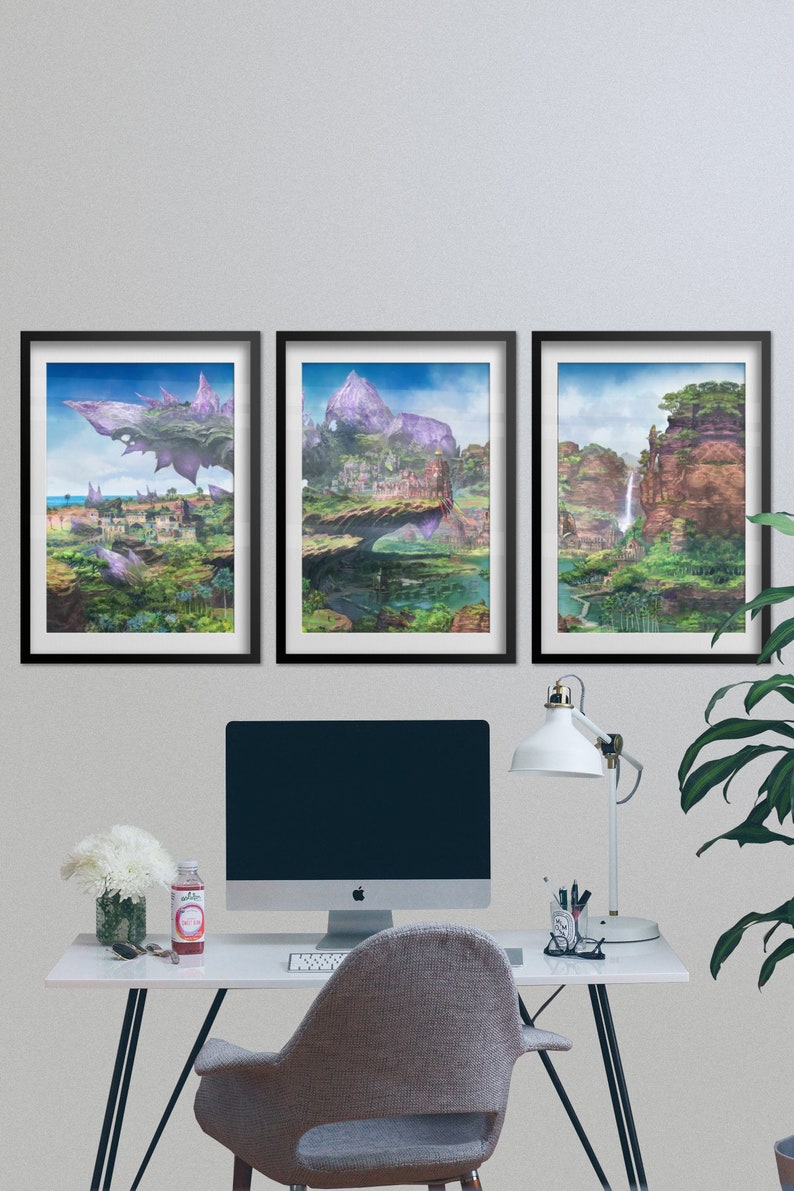 Final Fantasy XIV 14 Online Poster Radz-at-han Set of 3 - Etsy