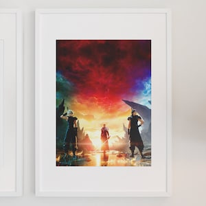 Final Fantasy VII (7) Rebirth Poster | Official Key Art 01 | High ...