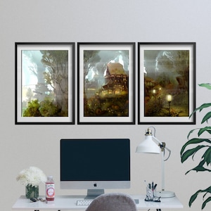 Final Fantasy XIV (14) Online Poster | Gridania Set of 3 Posters ...