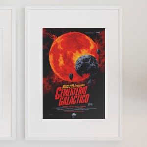 Galactic Graveyard! NASA Space Horror Movie Style Poster - Space ...