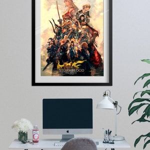 Final Fantasy XIV (14) Online: Stormblood Poster | Official Key Art ...