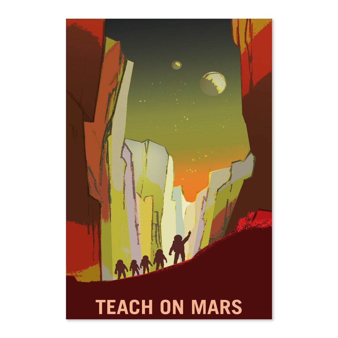 NASA STS-123 Space Shuttle Leaving the ISS Poster - Space Mission ...