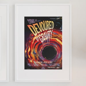 NASA Horror Movie Style Poster - Cygnus X-1 Devoured by Gravity ...